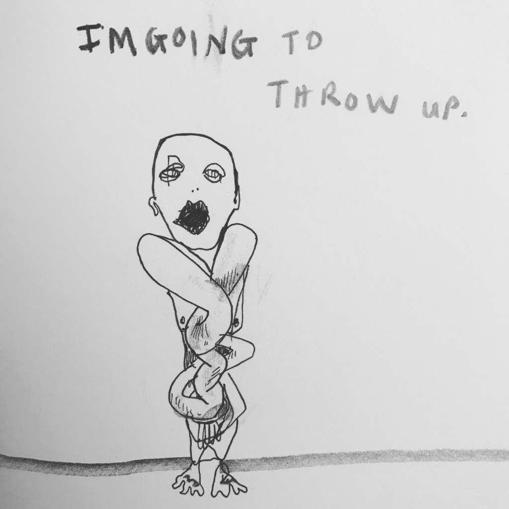 ‘I’m going to throw up’: How I draw my anxiety – Blueprint