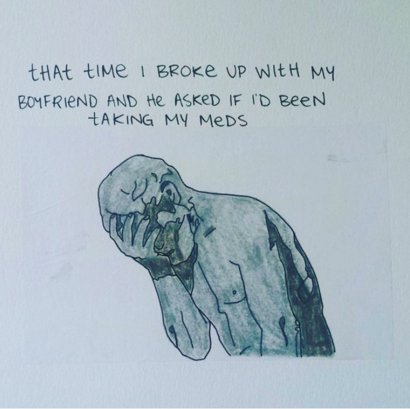 This illustrator is educating people on bulimia and bipolar on ...